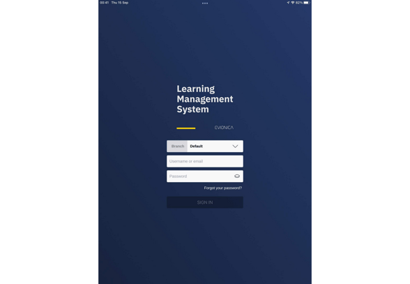 How can I login to the LMS platform (APP)?