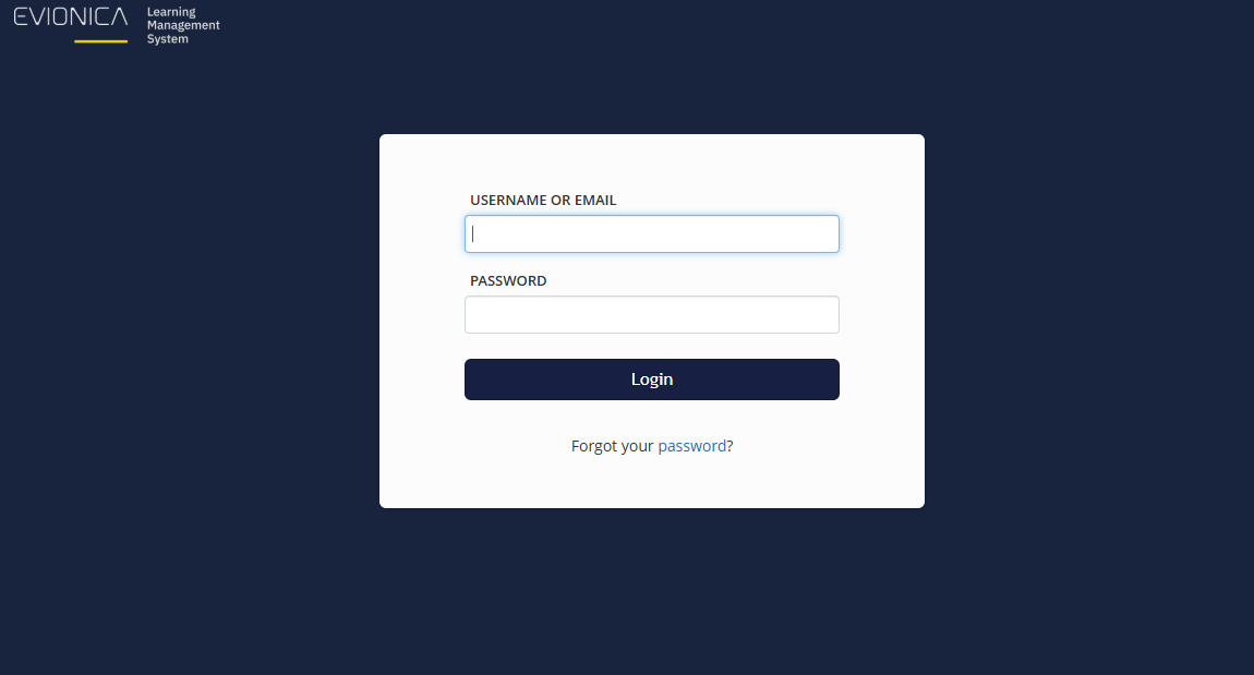 How can I login to the LMS platform (WEB)?
