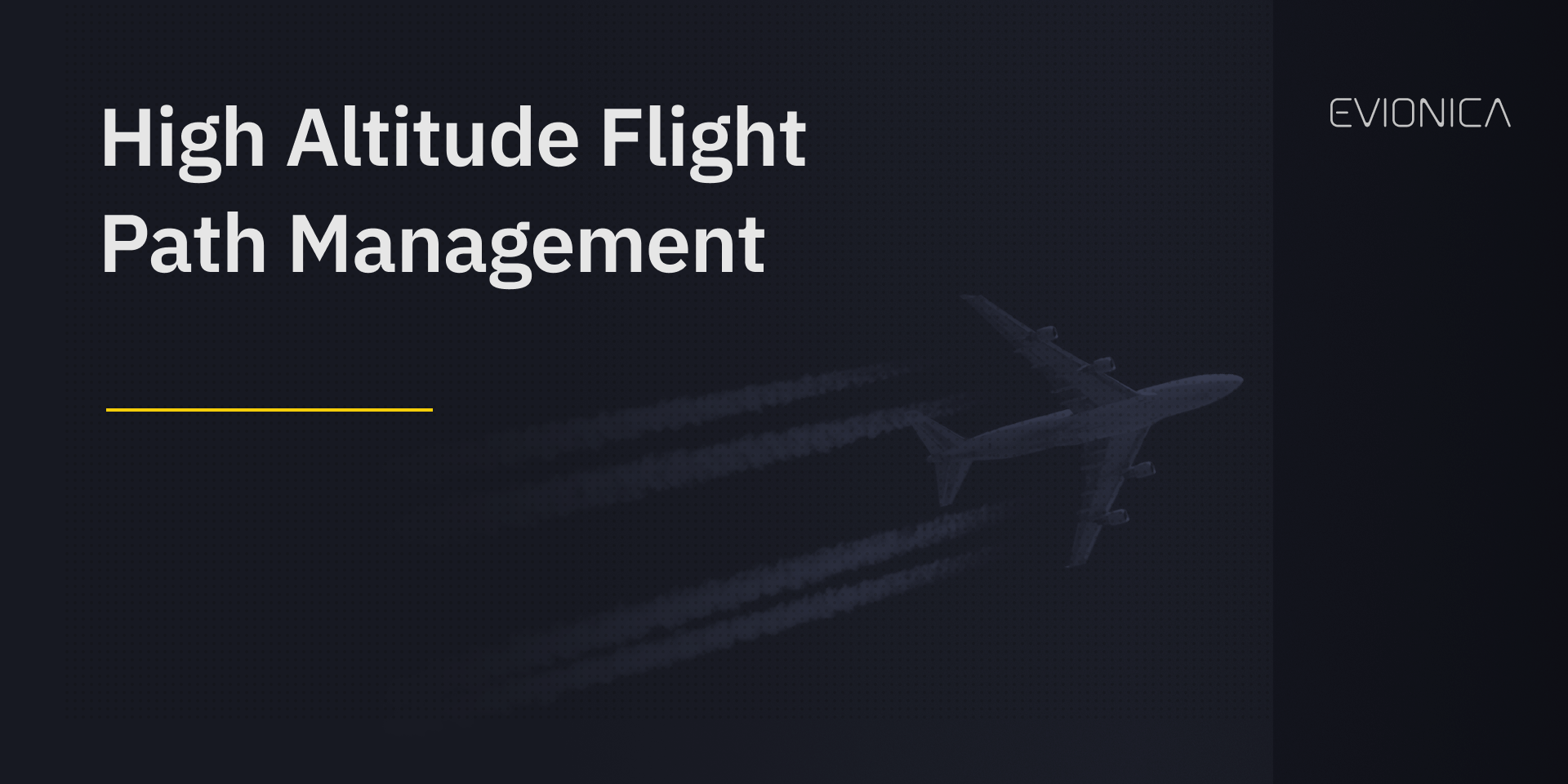 Evionica — High Altitude Flight Path Management E-Learning
