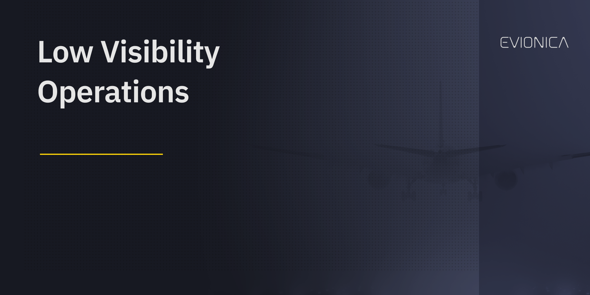 Evionica — Low Visibility Operations (LVO) E-Learning